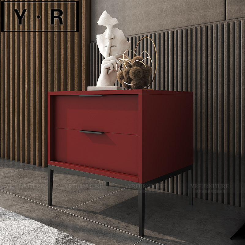 Maroon Side Table – D Capsule