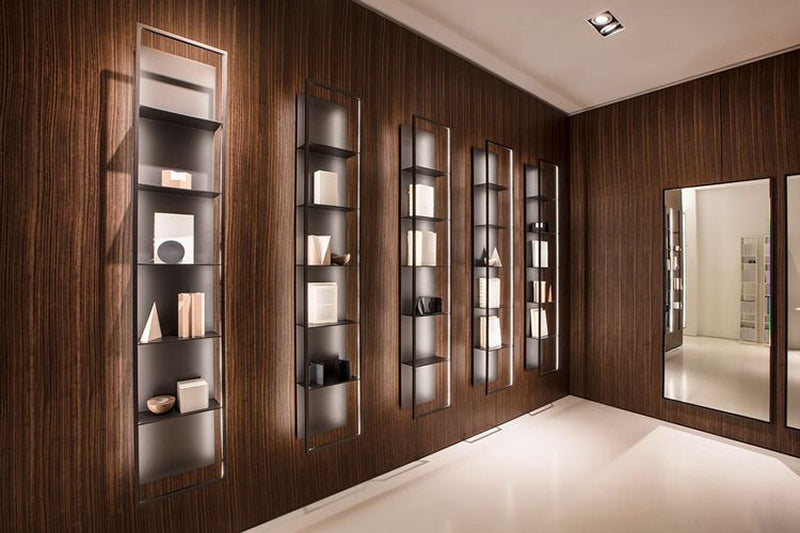 Shelving with LED hidden light – D Capsule