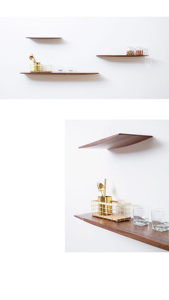 Zen Solid Wooden Shelving – D Capsule